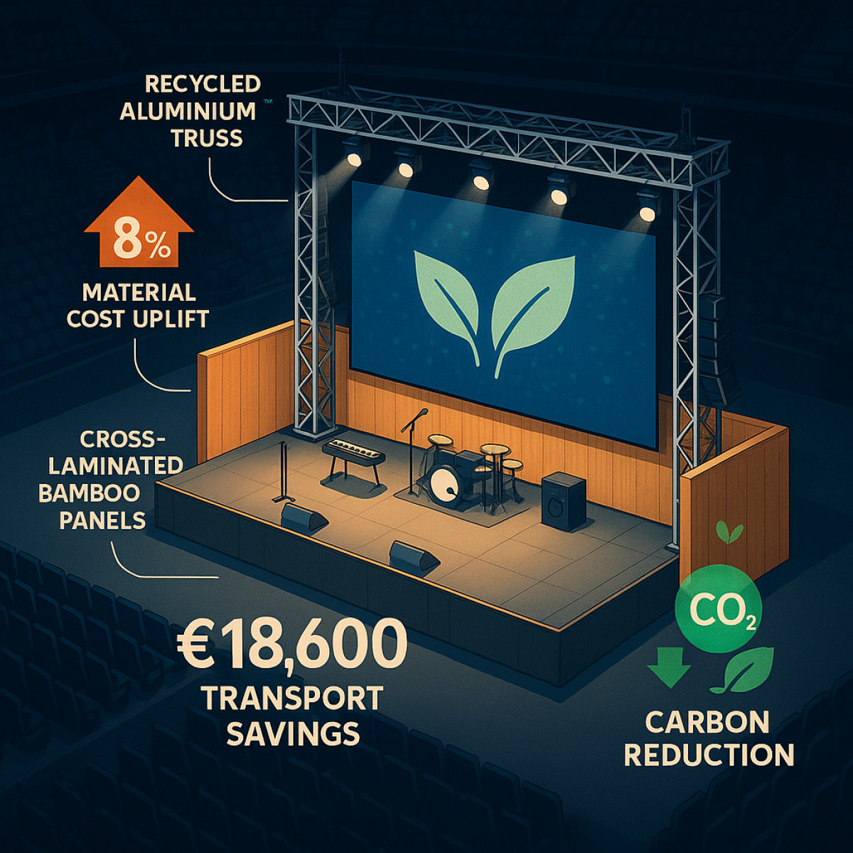 Sustainable Stage Scenography 2025: Impress Producers 🌿