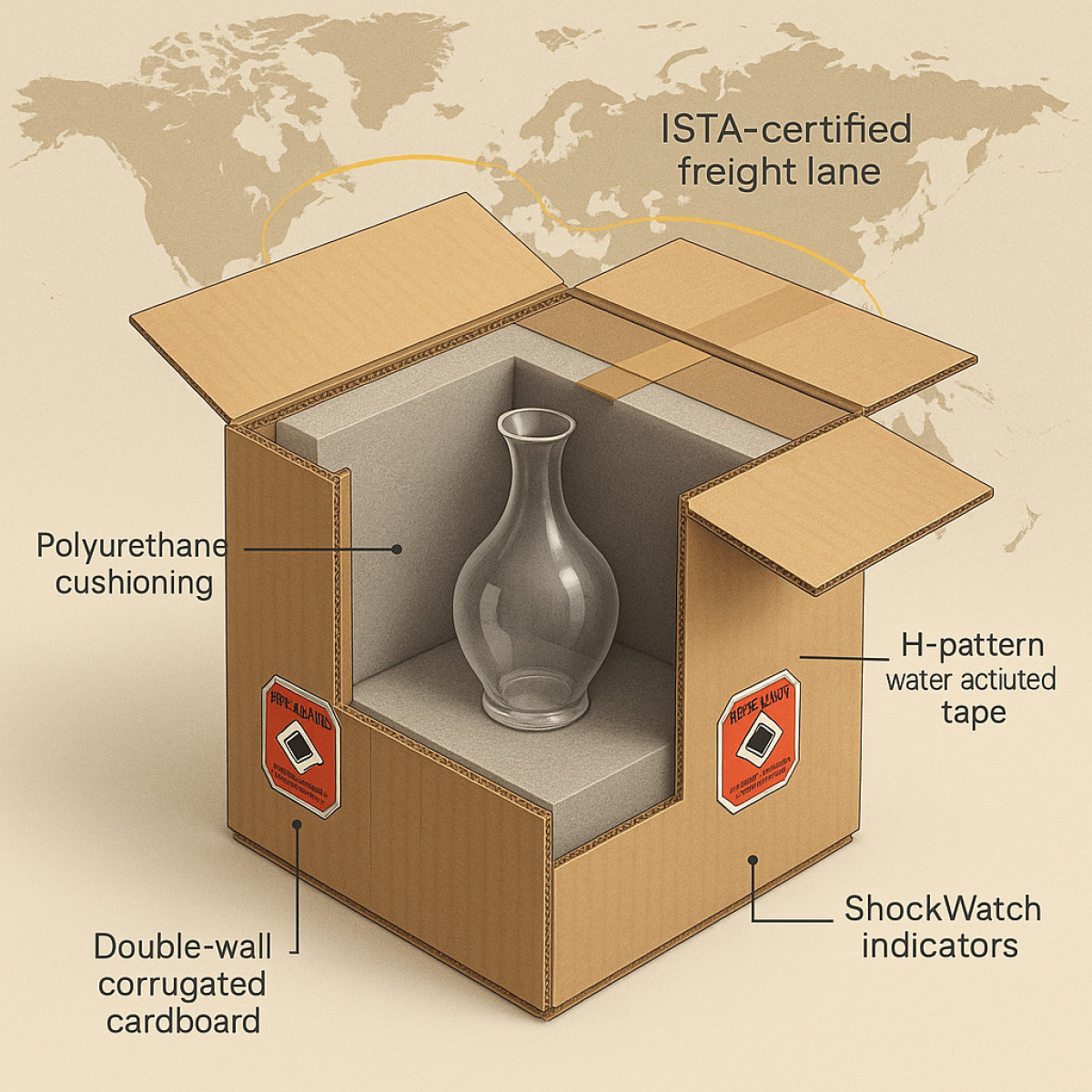 Safe Glass Shipping: Packaging Tips for 2025